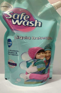 SafeWash liquid detergent 1 kg pouch Multi-Fragrance Liquid Detergent ...