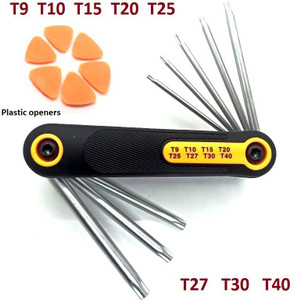 ARONET 8 in 1 R'deer Torx Star Key Bit / Screwdriver Tool Kit T9 T10 ...