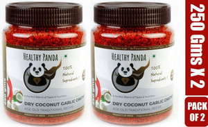 HEALTHY PANDA Dry Coconut Garlic Chutney also known as Khobra Lasun ...