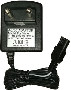 Diycart 15v 360mA Power Adapter For Philips Trimmer, Compatible DC ...