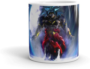 MUGKIN Dragon Ball Super: Broly Printed Pure White Ceramic 350ml ...