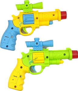 FunBlast Mini Toy Gun Revolver – Gun Toys for Kids with Light and Music ...