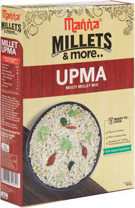 Manna Instant Millet breakfast - Ready to Cook Upma - 3 Servings. 100% ...