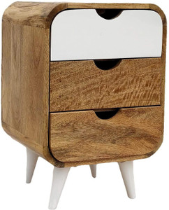 jfwoods Nobel Solid Wood Side Tablein White Finish by Jfwoods Solid ...