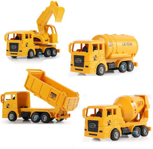 FunBlast Engineering Construction Vehicles Play Set Toy – Friction ...