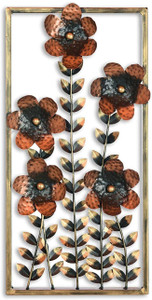 CraftVatika Metal Flowers Frame Wall Mounted & Hanging Showpiece Price ...