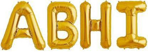 Flipkart.com | RAJ Solid ABHI Name Decoration Letter Foil Balloon For ...