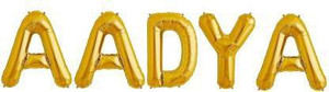 Flipkart.com | RAJ Solid AADYA Name Decoration Letter Foil Balloon For ...