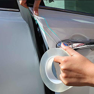 AutoBizarre High Gloss Transparent Anti-Scratch Edge Guard Scuff Plate ...