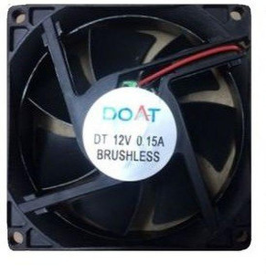 Doat 12V DC Fan 120X120X25MM Cabinet 4-Inch Square Cooling fan Cooling ...