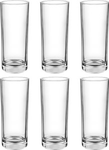 TREO (Pack of 6) Embassy Cool Glass Tumbler, Set of 6, 300 ml Glass Set ...
