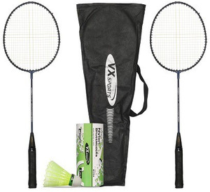 VECTOR X VXB-10 Racquets and Flight Shuttle Badminton Kit - Buy VECTOR ...