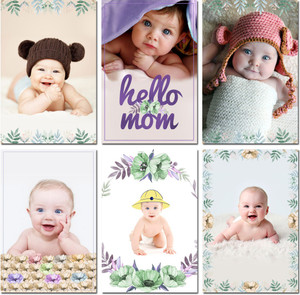 Cute Baby Combo Posters | Smiling Baby Poster | Poster for Pregnant ...