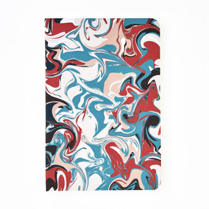 Factor Notes Sketchbook: Coral Swirl (Plain) Textured Fine Grain Medium ...