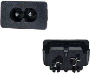 Ovicart 2 Pin Female Socket Jack 250v 2.5A Panel Mount Wire Connector ...