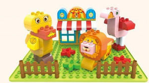 WONDER CREATURES My Animal Park Building Blocks Construction Toys For ...