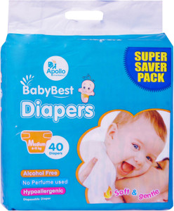 Apollo Pharmacy Apollo BABY DIAPER PANTS M 40 - M - L - Buy 40 Apollo ...
