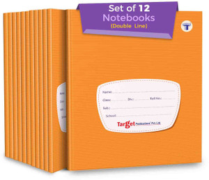 Target Publications Double Line Notebooks | 172 Ruled Pages | Small Two ...