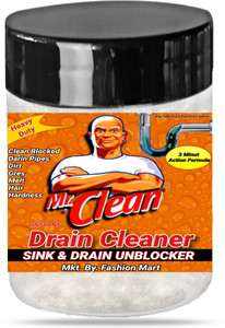 Mr Clean KITCHEN SINK / BASIN / DRAIN INSTANT UNBLOCKER 500 gm Powder ...