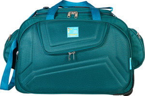 M MEDLER (Expandable) VOLT-M17 Duffel With Wheels (Strolley) TURQUOISE ...