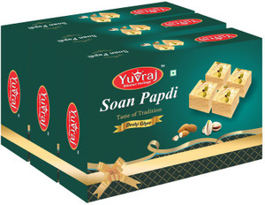 Yuvraj Food Product Desi Ghee Soan papadi (patisa ) Famous sweets ( 200 ...