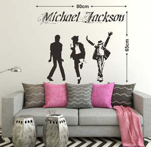 Tuffuk Michael Jackson | Wall Stickers | PVC Vinyl | Non-Reusable ...