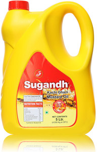 Sugandh PURE KACHI GHANI MUSTARD OIL Mustard Oil Can Price in India ...