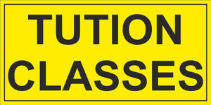 CREATIVE ADVERTISERS TUTION CLASSES Emergency Sign Price in India - Buy ...