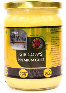 Godhan anmall Gir Cow's Premium Ghee, 500 ml 500 ml Glass Bottle Price ...