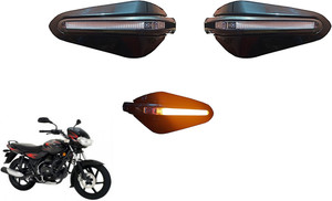 AutoVHPR Baj Disc 1OO Stylish Cool Black LED Handguard Bike Crash Guard ...