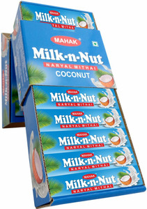 Mahak Milk N Nut Nariyal Mithai Stick Pack of 36 Unit| Coconut Toffee ...