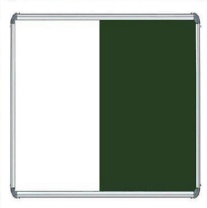Naygt Combination Non-MNG white and Deep Green Pin Up Notice-Board ...