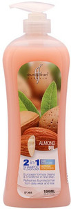 European formula Almond Oil 2 In 1 Shampoo + Conditioner 1000 ml ...