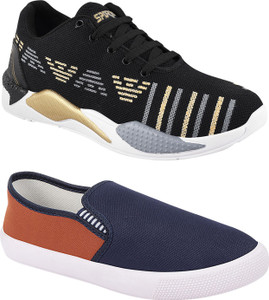 Aura Combo Pack of 2 Casual Shoes Sneakers For Men - Buy Aura Combo ...