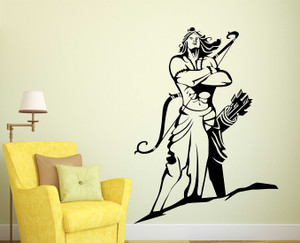 LANSTICK 104.14 cm LORD RAMA STICKER Self Adhesive Sticker Price in ...