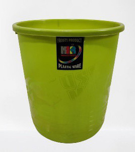 KKR INDUSTRIES Unbreakable Open Top Round Plastic Dustbin 8 Litres ...
