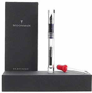 Moonman C1 Dropper Filling Fountain Pen Fully Transparent Large ...