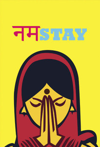 Namastey Theme Poster for Room & Office Paper Print Paper Print ...