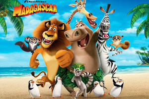 Madagascar Cartoon Movie Waterproof Vinyl Sticker Poster || btcan2542-1 ...