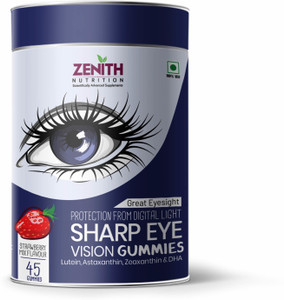 Zenith Nutrition Sharp Eye Vision Gummies - 45 counts | Chewable ...
