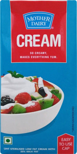 MOTHER DAIRY Pure Cream Price in India - Buy MOTHER DAIRY Pure Cream ...