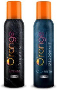 ORANGE Intense & Aqua Fresh Men's Deodorant Deodorant Spray - For Men ...