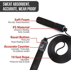 GG Gonex Digital Count Jump Rope Speed Skipping Crossfit Freestyle ...