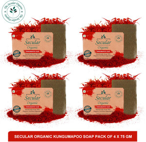 Secular Kungumapoo Soap with olive oils | Glowing Skin Soap | Effective ...