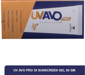 MENARINI Sunscreen - SPF 50 PA+++ UV AVO PRO 30 Sunscreen Gel | Broad ...