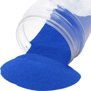 Quantum Retail Sugar Size Blue Crystal Sand/Quartz Silica Sand for Lawn ...