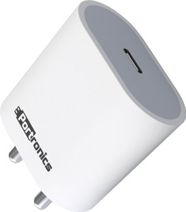 Portronics 20 W 3 A Wall Charger for Mobile - Portronics : Flipkart.com