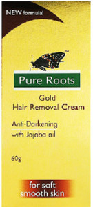 Pure Roots gold hair removal cream 60gm pack of 2 pc Cream - Price in ...