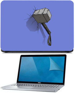 Splendid STICKER 2 IN 1 LAPTOP PRINTED STICKER PACK WITH SCREEN GUARD ...