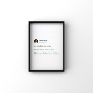 Twitter Quote -Motivational Poster A3 Size Premium glossy Finish with ...